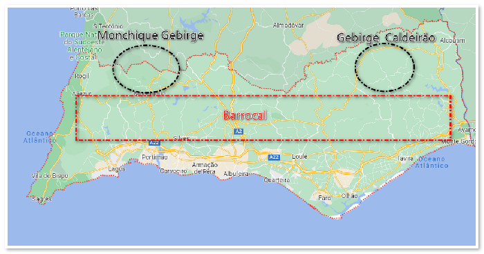 Der Barrocal: Faszinierende Landschaft im Herzen der Algarve