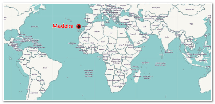 Madeira map & Porto Santo map for download