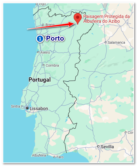 Das Naturschutzgebiet Albufeira do Azibo in Portugal